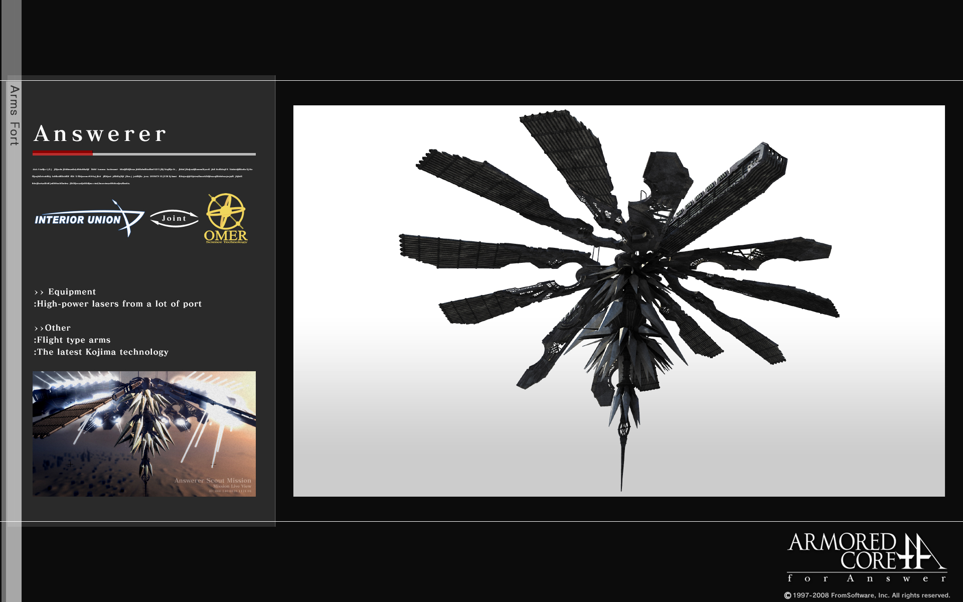 Armored Kodakan - Armored Core: for Answer/acfa answerer 1920